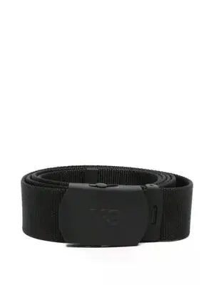 Y3 Embossed Buckle Belt