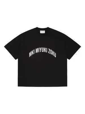 MKI MIYUKI ZOKU Arc-logo T-shirt - Black