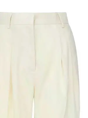 Andamane Pleated-front Cuffed-hem Trousers