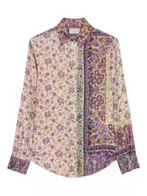 PIERRE-LOUIS MASCIA Aloe Paisley-print Shirt