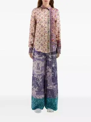 PIERRE-LOUIS MASCIA Aloe Paisley-print Shirt