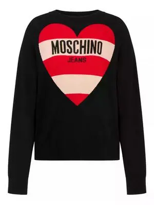 Moschino Intarsia-logo Sweater