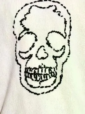 Zadig&Voltaire Skull-embroidered Distressed Sweater