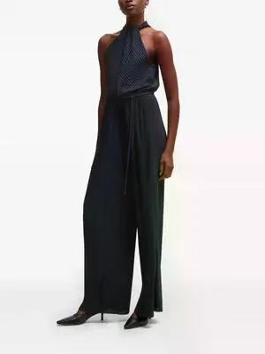 BOSS Plissé-effect Sleeveless Jumpsuit