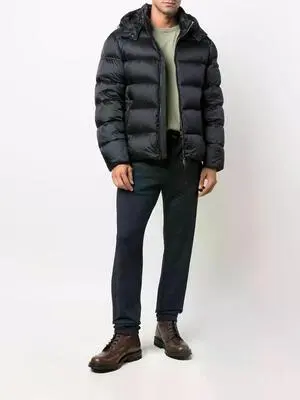 MOORER Brett Feather-down Puffer Jacket - Blue