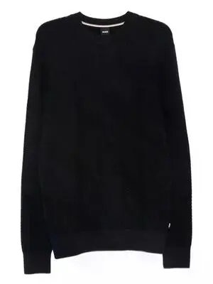 BOSS Cotton Crew Neck Sweater