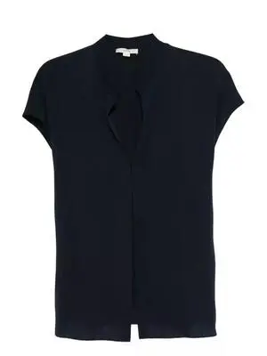 Vince V-neck Short-sleeve Blouse