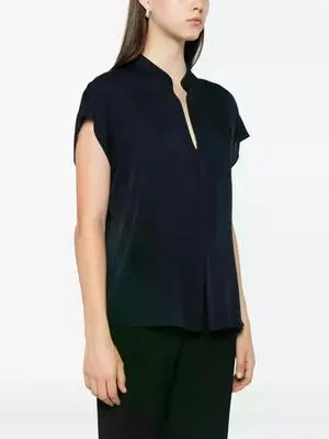 Vince V-neck Short-sleeve Blouse