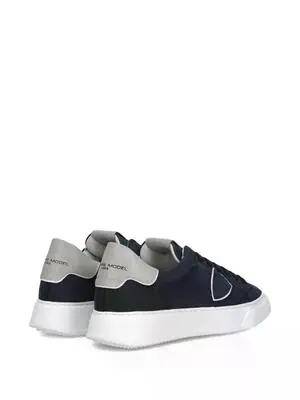 Philippe Model Suede-panelled Sneakers - Blue