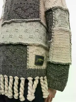 GANNI Paneled Sweater