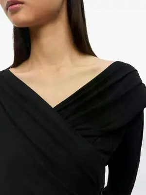 GANNI Jersey Maxi Dress - Black