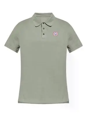 Canada Goose Logo-patch Polo Shirt - Green