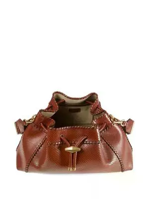 JIMMY CHOO Leather Shoulder Bag - Brown