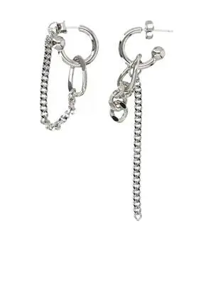 JUSTINE CLENQUET Amon Chain-hoop Earrings