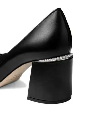 JIMMY CHOO 60mm Jenson Embellished Cap-toe Pumps