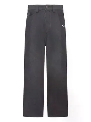 Balenciaga Baggy Trompe L'oeil Loose-fit Jeans - Grey
