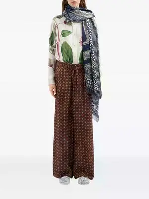 PIERRE-LOUIS MASCIA Aloe Palazzo Pants - Brown