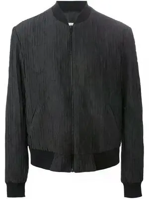 MAISON MARGIELA Striped Panel Bomber Jacket