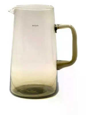 BITOSSI HOME Smoked Glass Pitcher - Green
