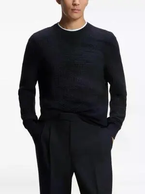 BOSS Crew Neck Cotton Sweater
