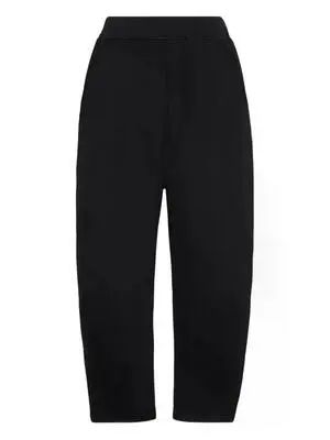Men's Black Cropped Pants
