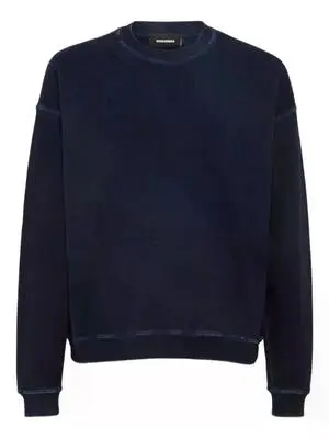 Dsquared2 Logo-patch Sweatshirt - Blue
