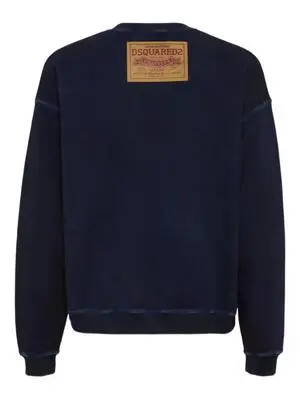 Dsquared2 Logo-patch Sweatshirt - Blue