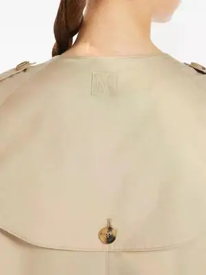 Max Mara Collarless Trench Coat