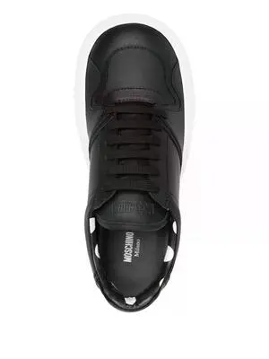 Moschino Leather Platform Sneakers