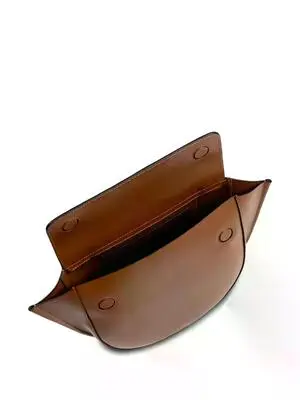 WANDLER Medium Hortensia Curved-frame Shoulder Bag - Brown