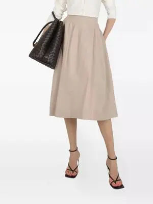 Chloé A-line Midi Skirt