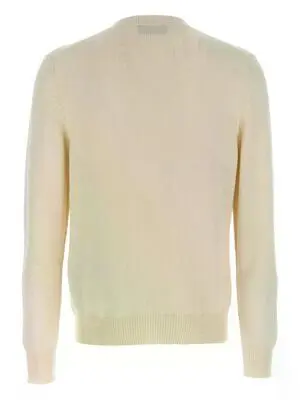 Gucci Logo-embroidered Wool Sweater - Neutrals