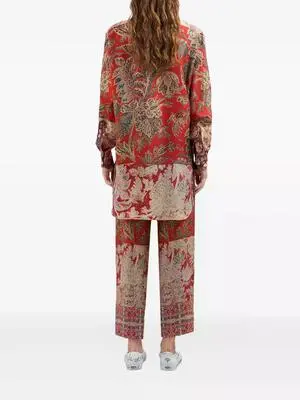PIERRE-LOUIS MASCIA Paisley-print Shirt - Red