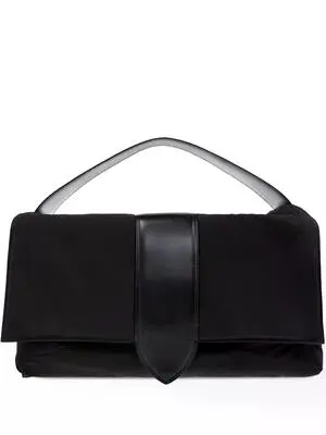 Jacquemus Leather-trimmed Padded Tote Bag - Black