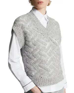 Peserico Textured Sweater Vest