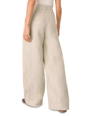 Whistles Linen Wide Leg Trousers