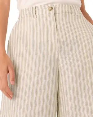 Whistles Linen Wide Leg Trousers