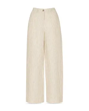 Whistles Linen Wide Leg Trousers