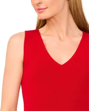 Ted Baker London V-neck Sleeveless Top - Salsa