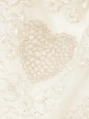 CLIO PEPPIATT Flora Embellished Lace Gown