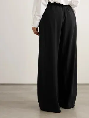 THE ROW Gala Jersey Wide-leg Pants