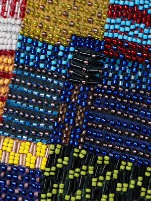 Staud Supernova Bead-embellished Mini Skirt