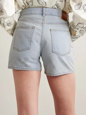 ANINE BING Dalton Organic Denim Shorts