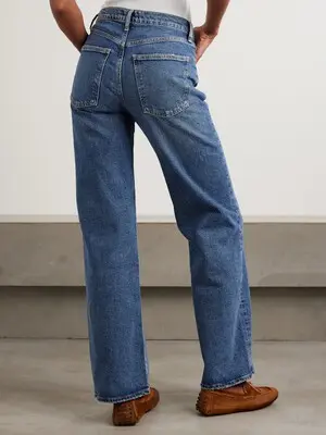 AGOLDE Harper Mid-rise Straight-leg Jeans