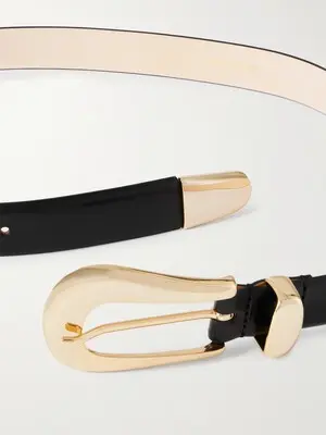 DEHANCHE Colette Leather Belt - Black