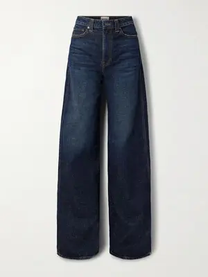 KHAITE KHAITE Dane High-Rise Wide-Leg Jeans