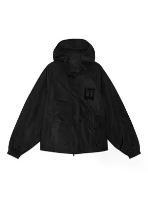 GANNI Hooded Jacket - Black