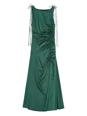 Green Satin Dresses