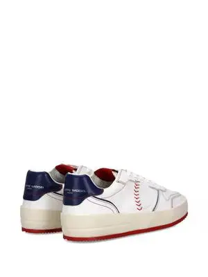 Philippe Model Baseball Stitch Platform Sneakers