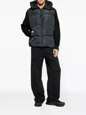 Canada Goose Quilted Hooded Padded Jacket - Black